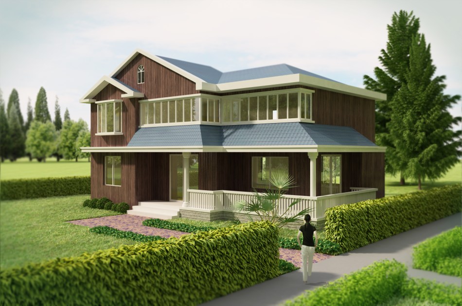 Exterior Perspective View | jianiu's art gallery